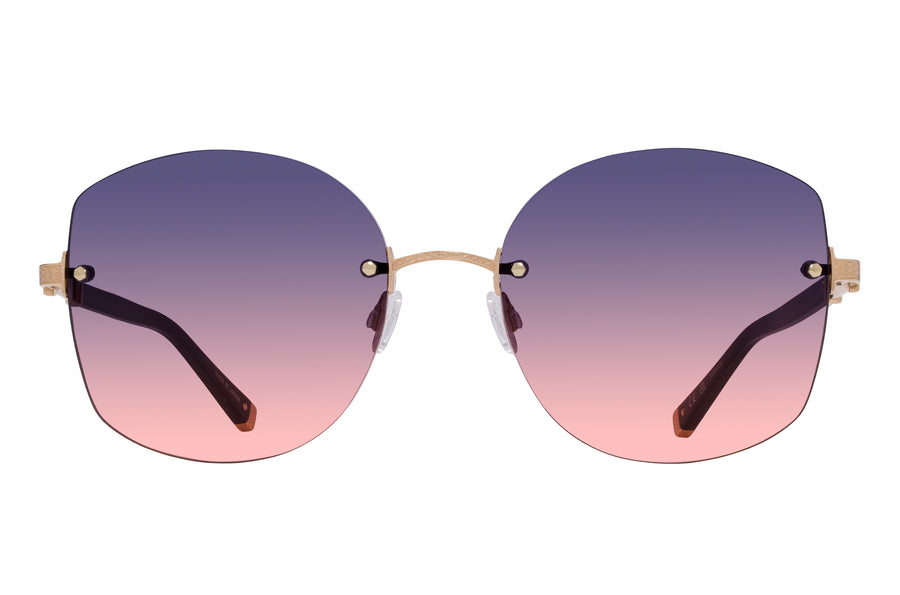 Designer Gloria Glasses - Rimless Sunglasses