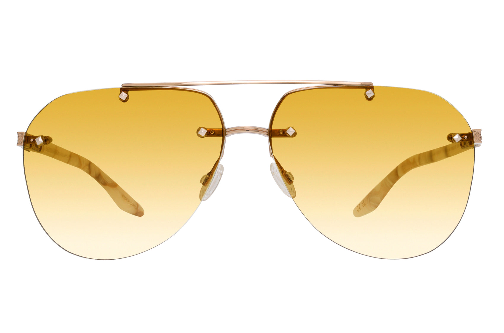 Designer Jean Glasses - Rimless Sunglasses