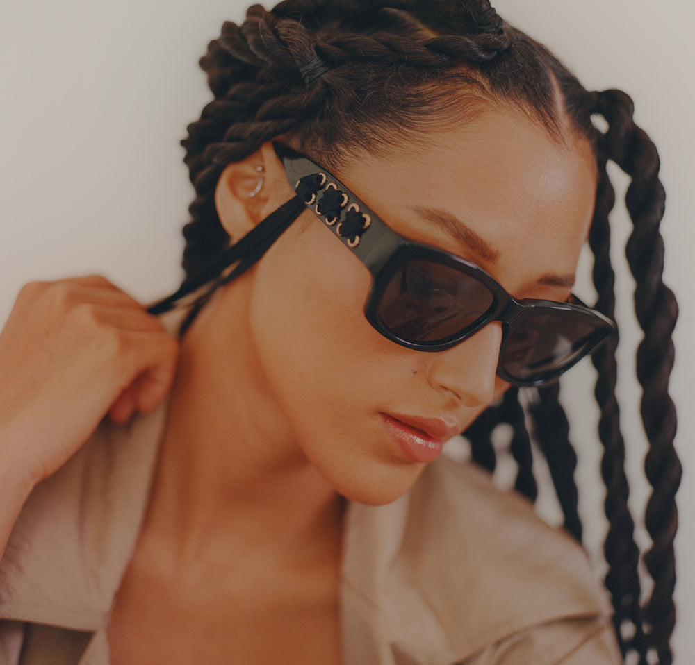 Women's Designer Ribbon Cora Sunglasses